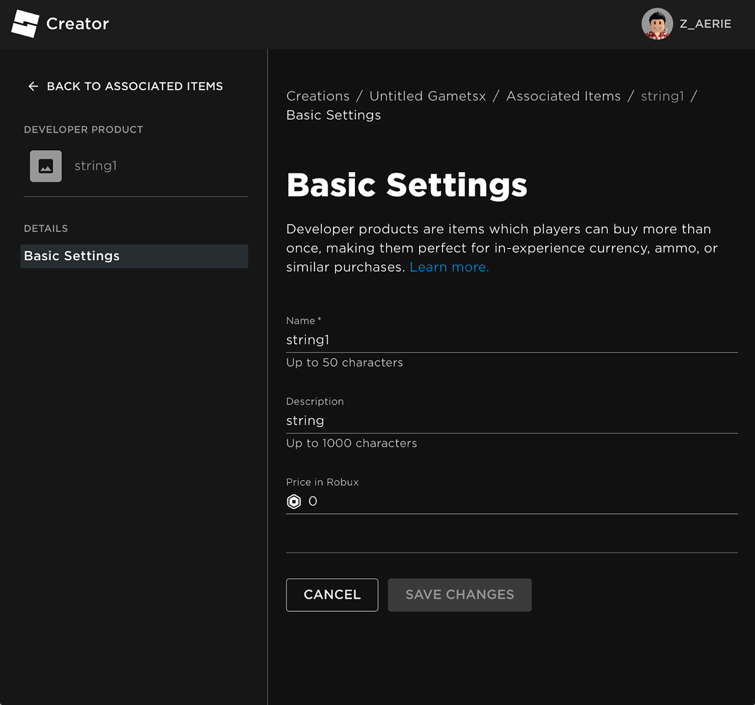 Experiences & Developer Products on Creator Dashboard - Announcements ...