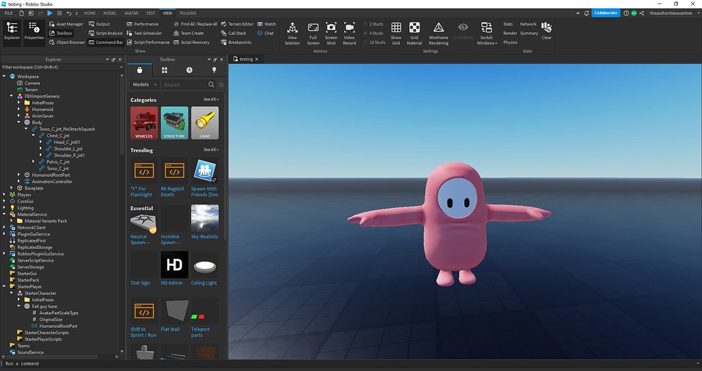 How do you make an fbx startercharacter rig work? - Game Design Support ...