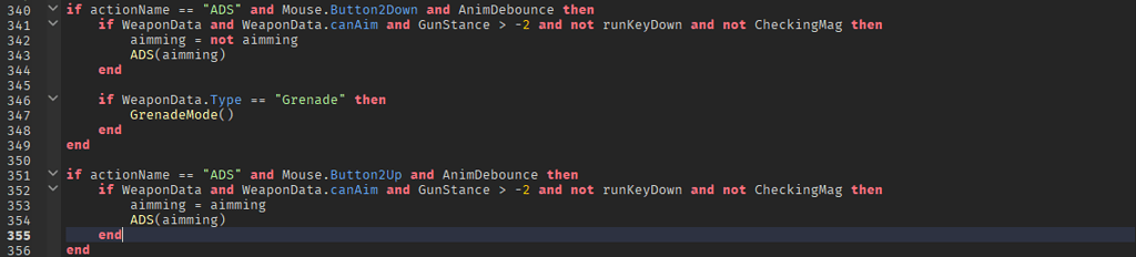 ACS Hold To Aim - Scripting Support - Developer Forum | Roblox