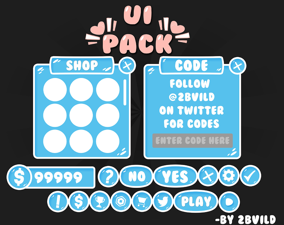 Cartoony UI pack [FREE] - Community Resources - Developer Forum | Roblox