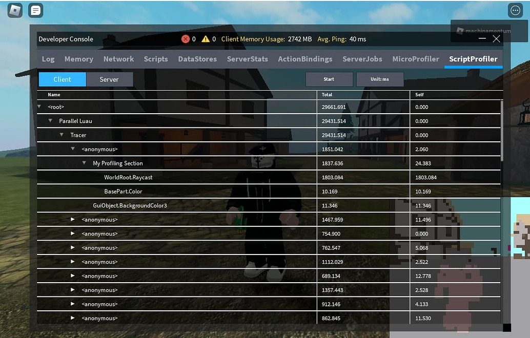 ScriptProfiler [Full Release] - Announcements - Developer Forum | Roblox