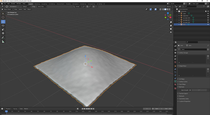 How can I use mesh deformation to create a digging effect? - Building ...
