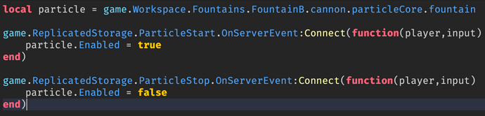How to make particles visible to the entire server? - Scripting Support - Developer Forum | Roblox