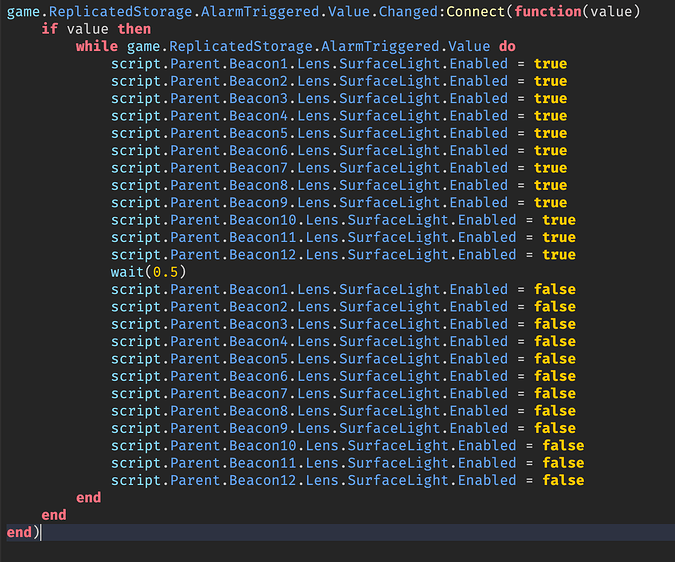 How Can I Connect An Infinite Loop To An Event Scripting Support Developer Forum Roblox 2377