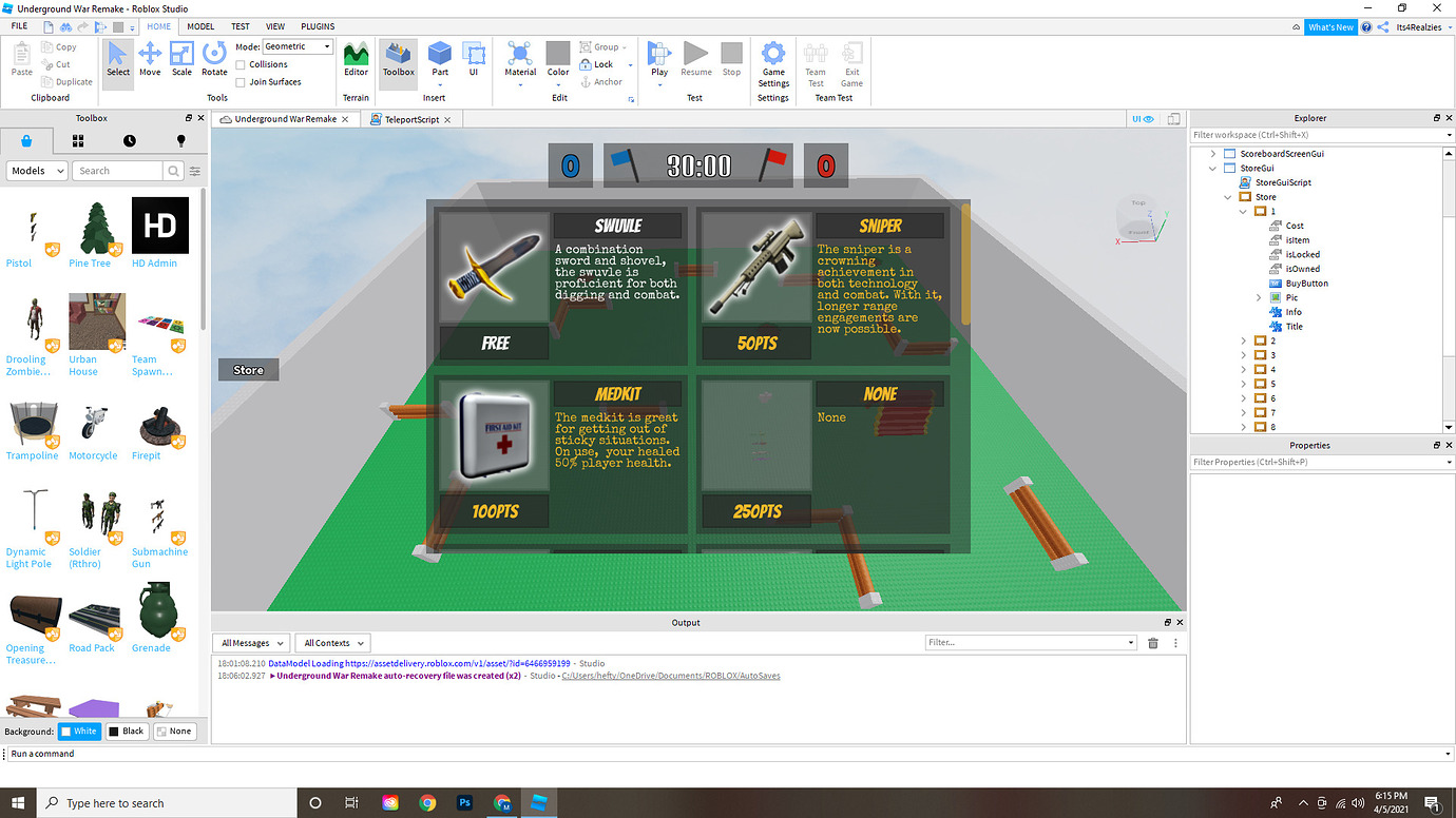 How could I make this map and store GUI look more visually appealing ...