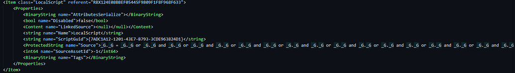 Studio instantly closes when localscript contains too many global variables (Recursion Depth ...