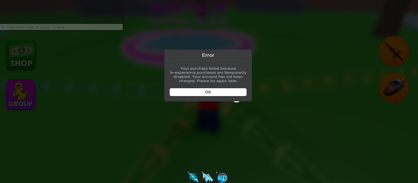 How do I fix this purchase error message? - Scripting Support - Developer Forum | Roblox