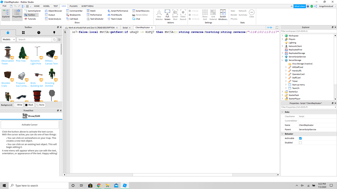 Unknown scripts appearing in my game - Scripting Support - Developer Forum | Roblox