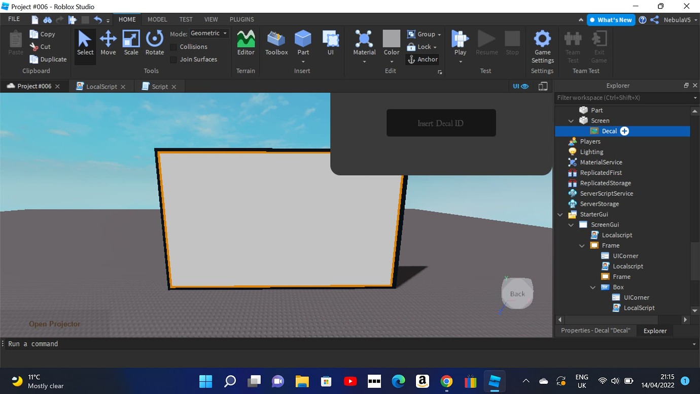Textbox isn't changing decal - Scripting Support - Developer Forum | Roblox