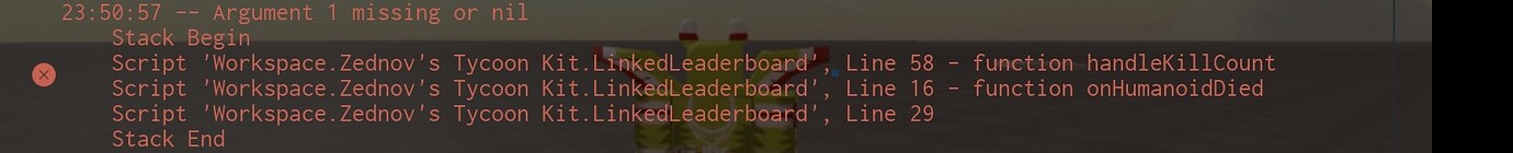 Argument 1 Missing Or Nil Scripting Support Developer Forum Roblox