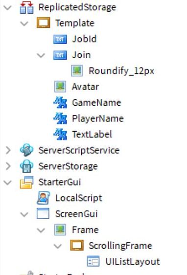 Trying to make a join friend Gui - Scripting Support - Developer Forum ...