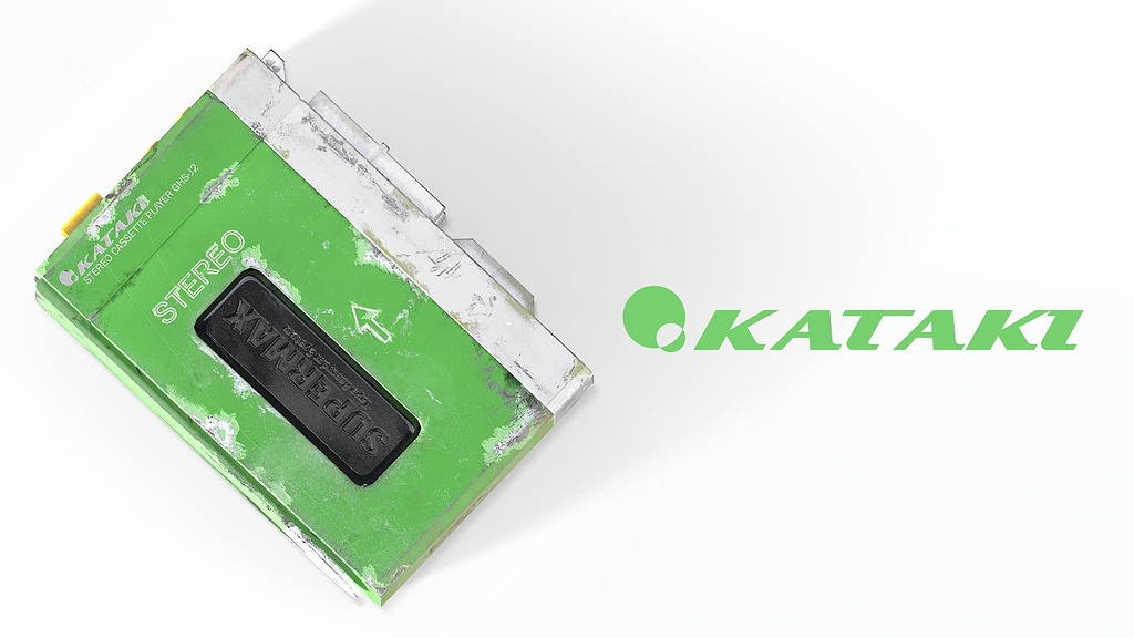 Cassette Tape Player Model + Textures (Blender/Substance) - Creations ...