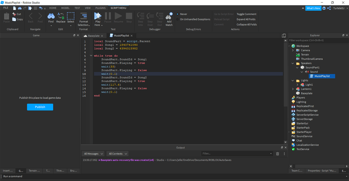 Making a music playlist - Scripting Support - Developer Forum | Roblox