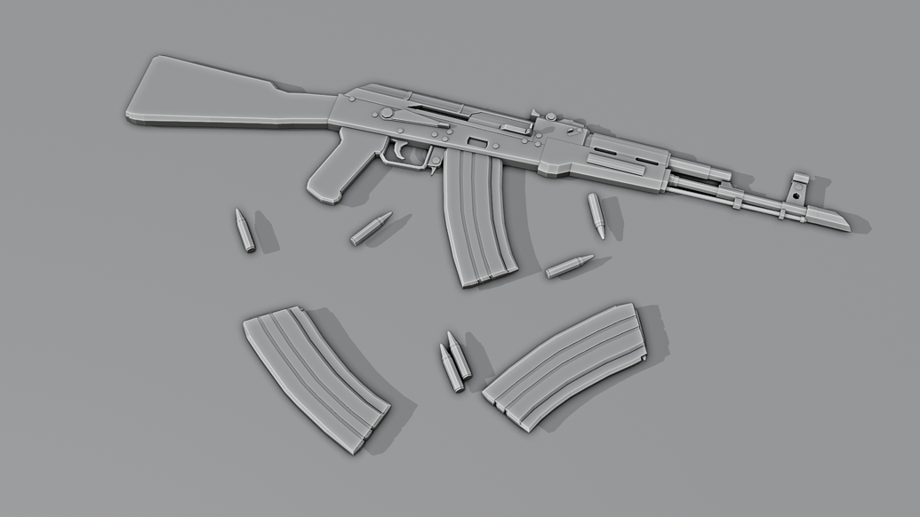 Lowpoly AKM Gun - Creations Feedback - Developer Forum | Roblox