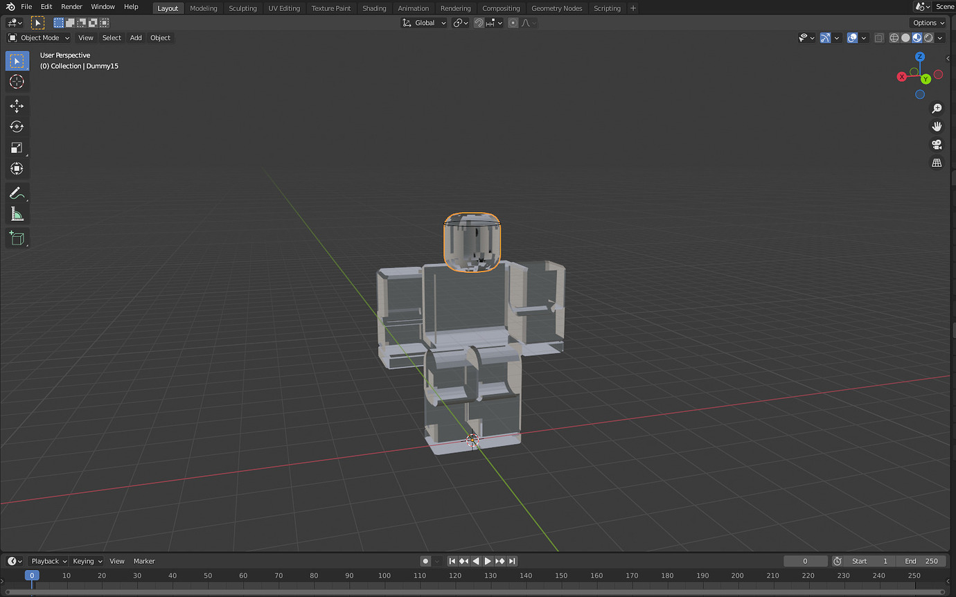 Dummy becomes transparent with viewport shading in Blender - Art Design ...