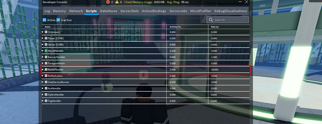 Script Activity Bug? - Scripting Support - Developer Forum | Roblox Script Activity Bug? - Scripting Support - Developer Forum | Roblox