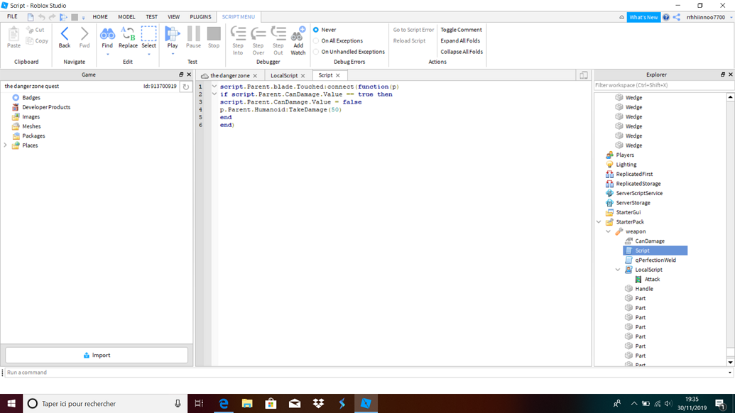 My sword animation isin't working properly(solved) - Scripting Support - Developer Forum | Roblox