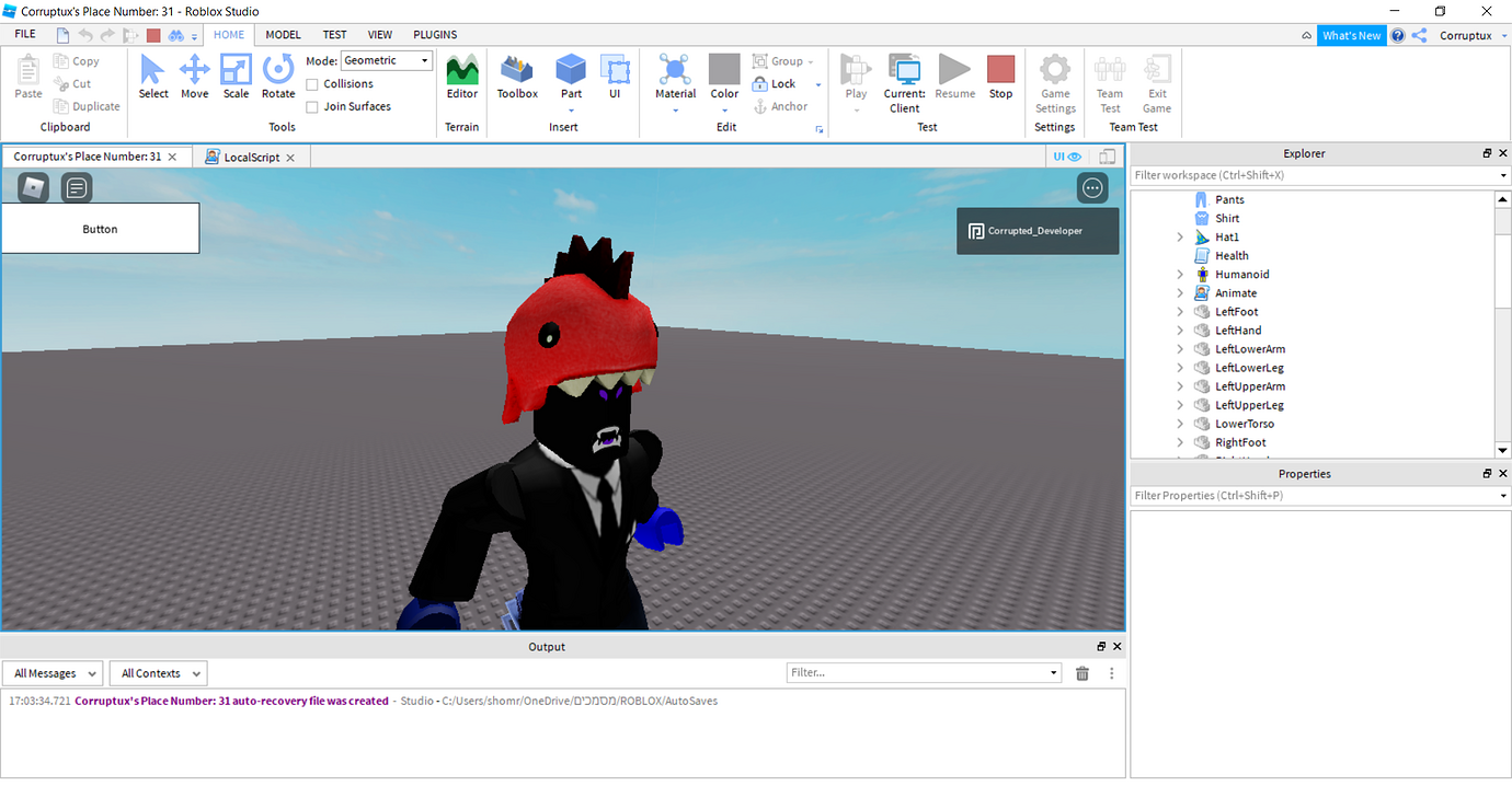 Equipping a hat with a Button problem - Scripting Support - Developer Forum | Roblox