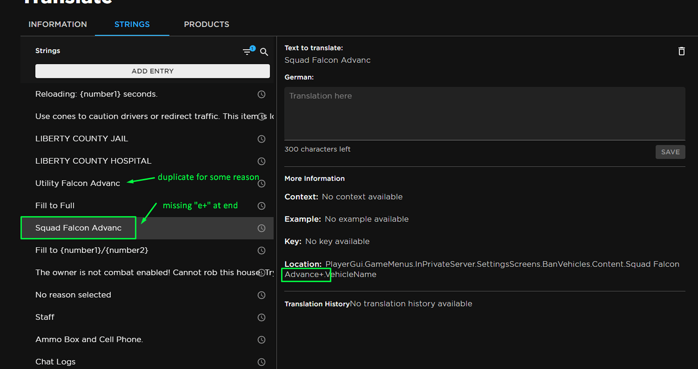 (Localization) Automatic Text Capture cuts off strings - Engine Bugs - Developer Forum | Roblox