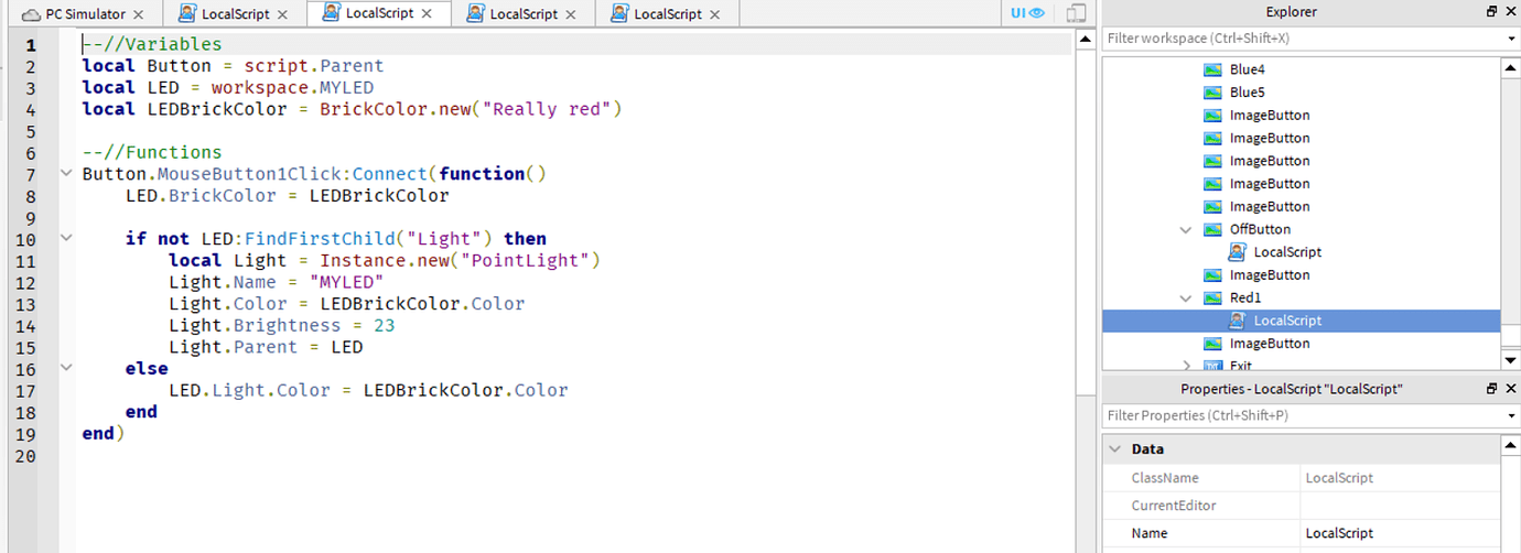 How do I fix my GUI light from getting brighter each click? - Scripting ...