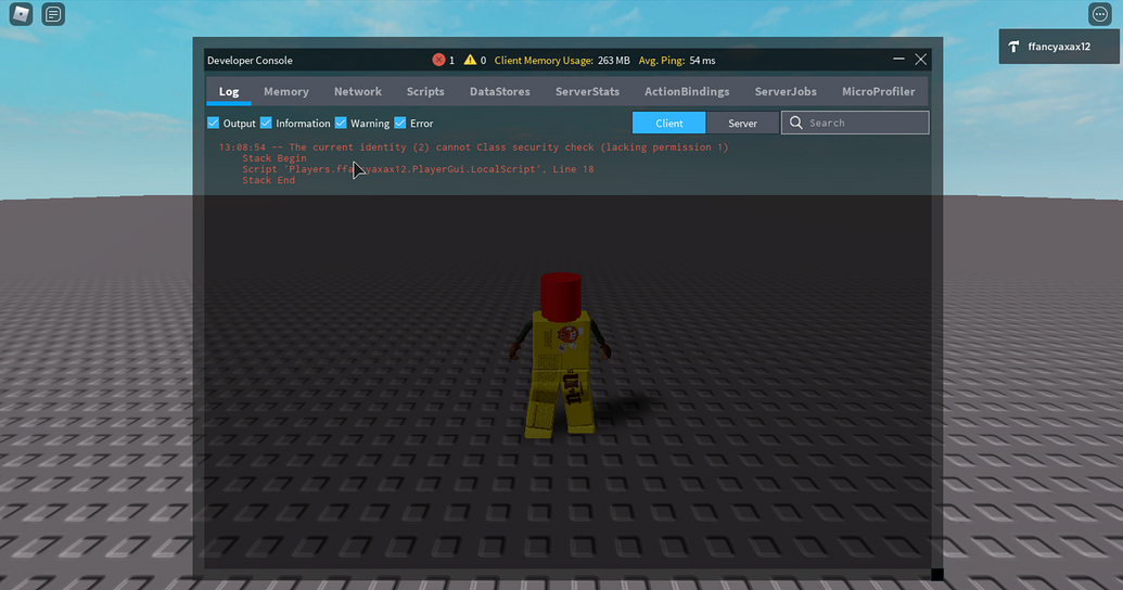 "Dont have permission" To detect change to CoreGui - Scripting Support - Developer Forum | Roblox