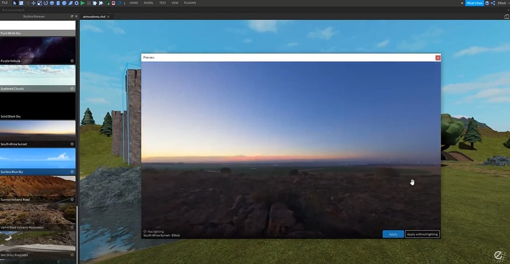 How does this Roblox plugin make a new window in studio to view skyboxes? - Scripting Support ...