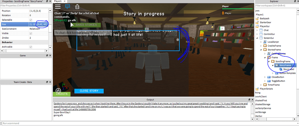 Nested ScrollingFrame scaling not displaying properly - Studio Bugs - Developer Forum | Roblox