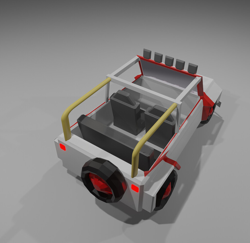 Feedback On my low poly JEEP - Creations Feedback - Developer Forum ...