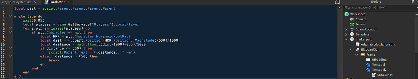 Waypoints/Marker System - Creations Feedback - Developer Forum | Roblox