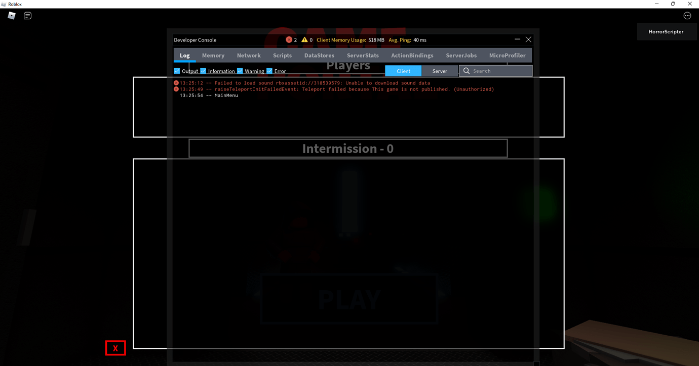 Restricted Place Issue Scripting Support Developer Forum Roblox