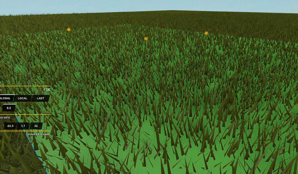 Use the grass decoration material on parts? - Building Support ...