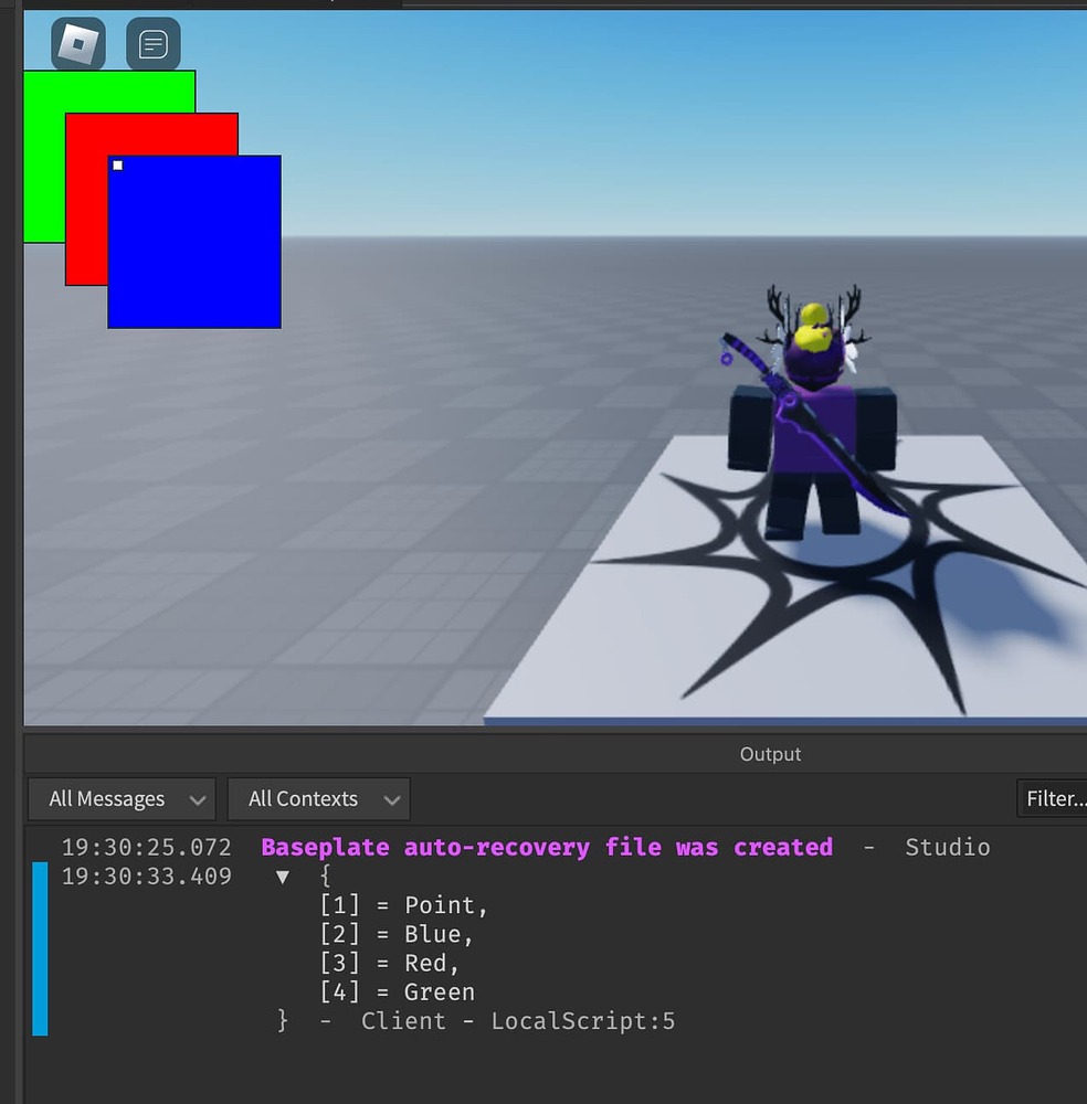 What is the GUI element under the mouse cursor? - Scripting Support ...