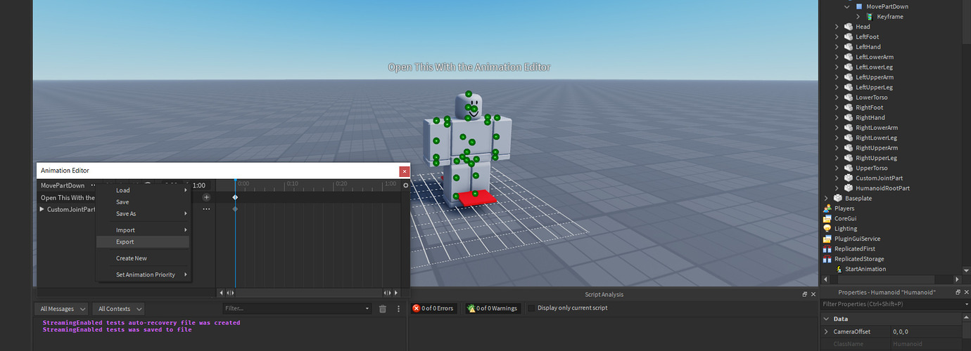 Animations Not Replicating Correctly Engine Bugs Developer Forum Roblox