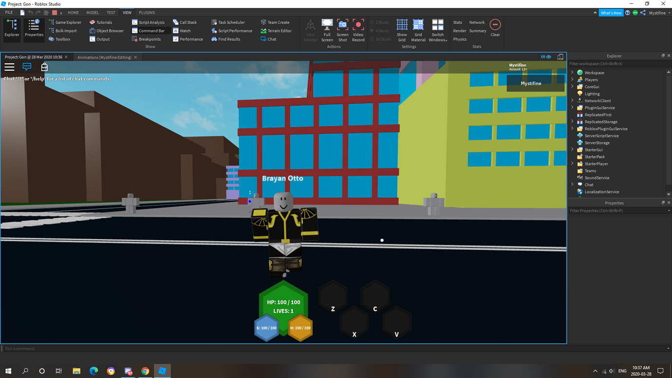 How would you tilt the character in the direction you walk in ...