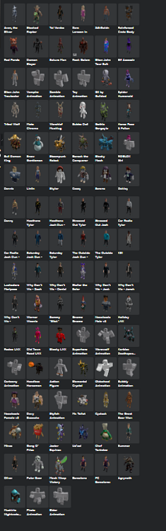Inventory not loading and Avatar editor only showing up to 97 purchased ...