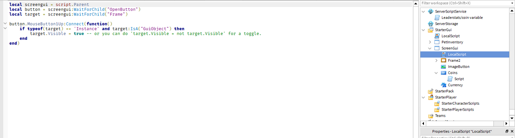 When touching gui it should add plus 1. not working - Scripting Support ...