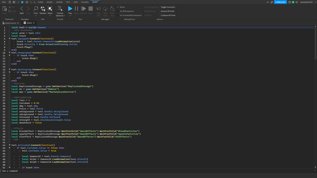 Help to optimize my sword script! - Scripting Support - Developer Forum | Roblox