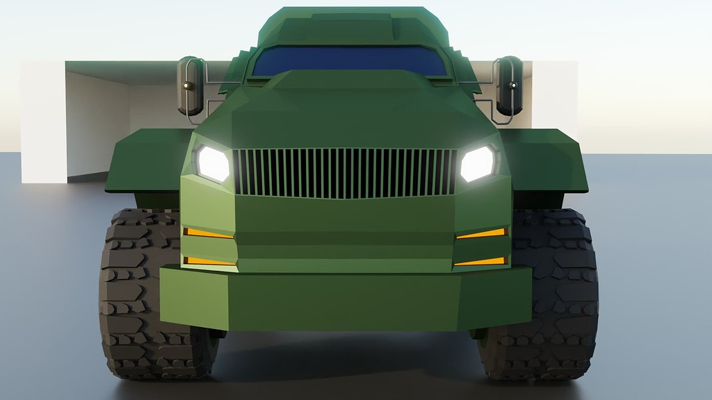 A new lowpoly military vehicle - Creations Feedback - Developer Forum ...