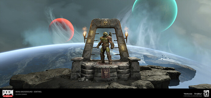 [3D MODEL] Doom Eternal Main Menu recreated by Mrattilla - Creations ...