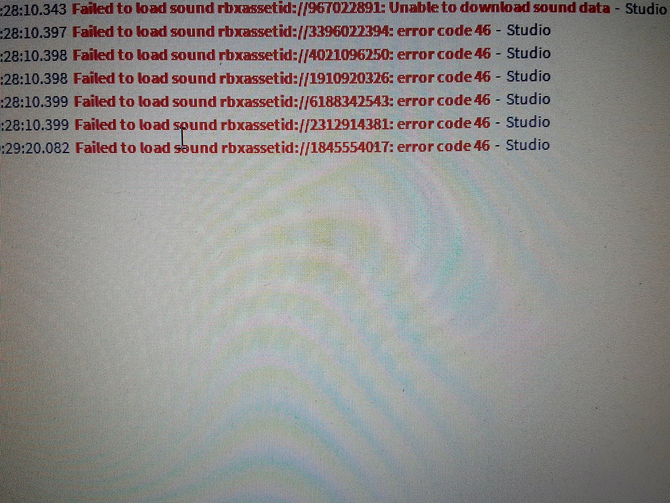 [Help!] Sound of error - Scripting Support - Developer Forum | Roblox
