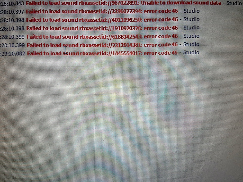 [Help!] Sound of error - Scripting Support - Developer Forum | Roblox