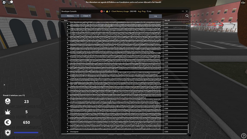 How to reduce client memory? - Scripting Support - Developer Forum | Roblox
