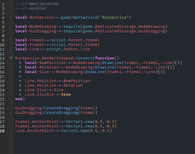 Rotation between 2 GUI objects - Scripting Support - Developer Forum | Roblox