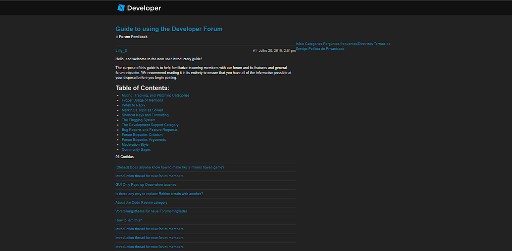 Problems Viewing the DevForum Page - Forum Help - Developer Forum | Roblox