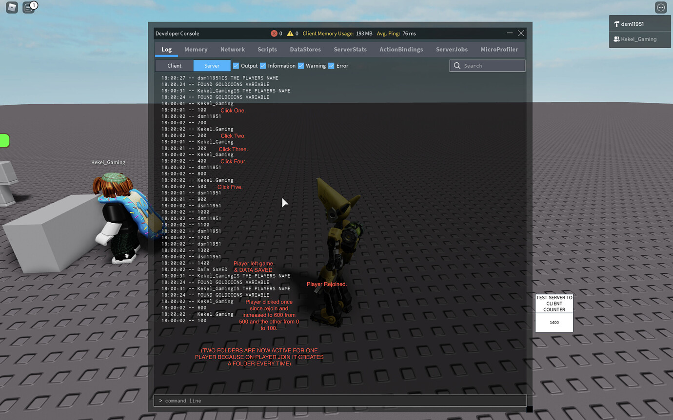 Server Storage for important data issues - Scripting Support - Developer Forum | Roblox