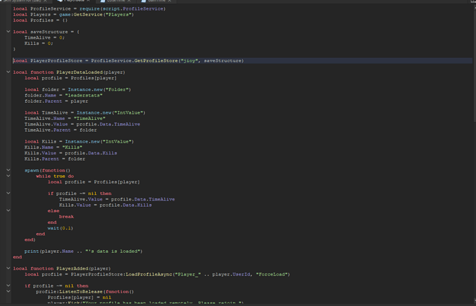 ProfileService Error - Scripting Support - Developer Forum | Roblox