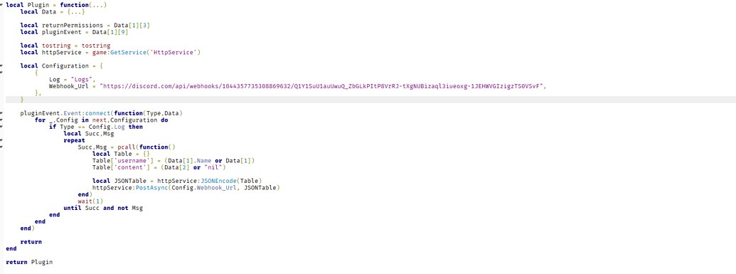 How do I webhook BAE logs to a discord channel? - Scripting Support ...