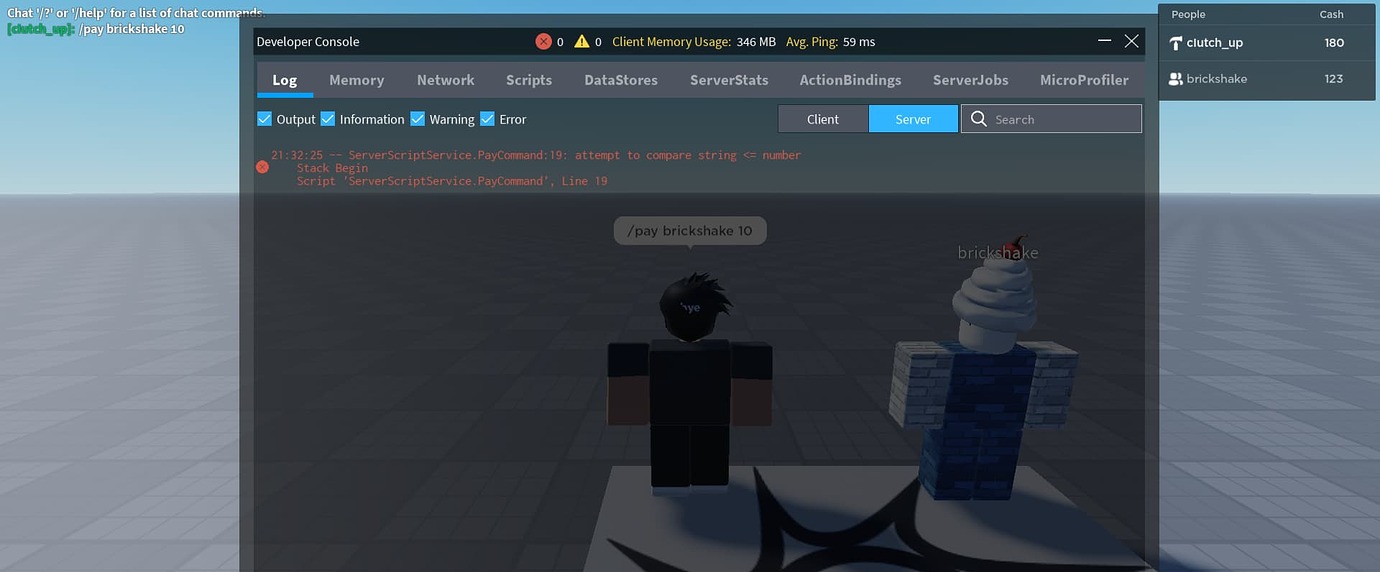 Attempt to compare string >= number - Scripting Support - Developer ...
