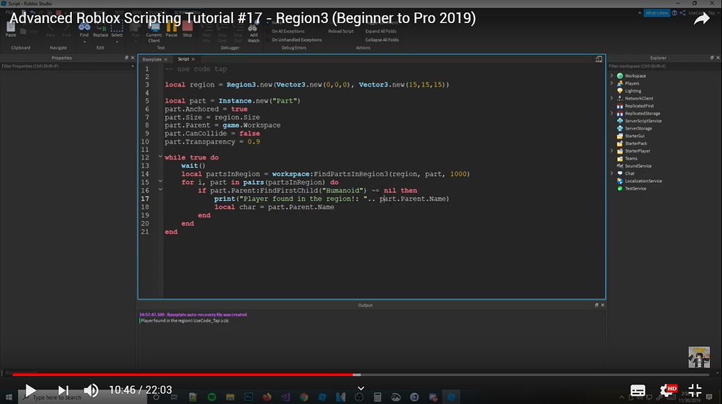 How Check If A Player Is Inside An Part Scripting Support