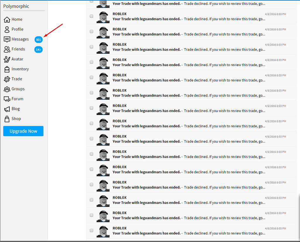 Spammed by ROBLOX System messages - Website Bugs - Developer Forum | Roblox